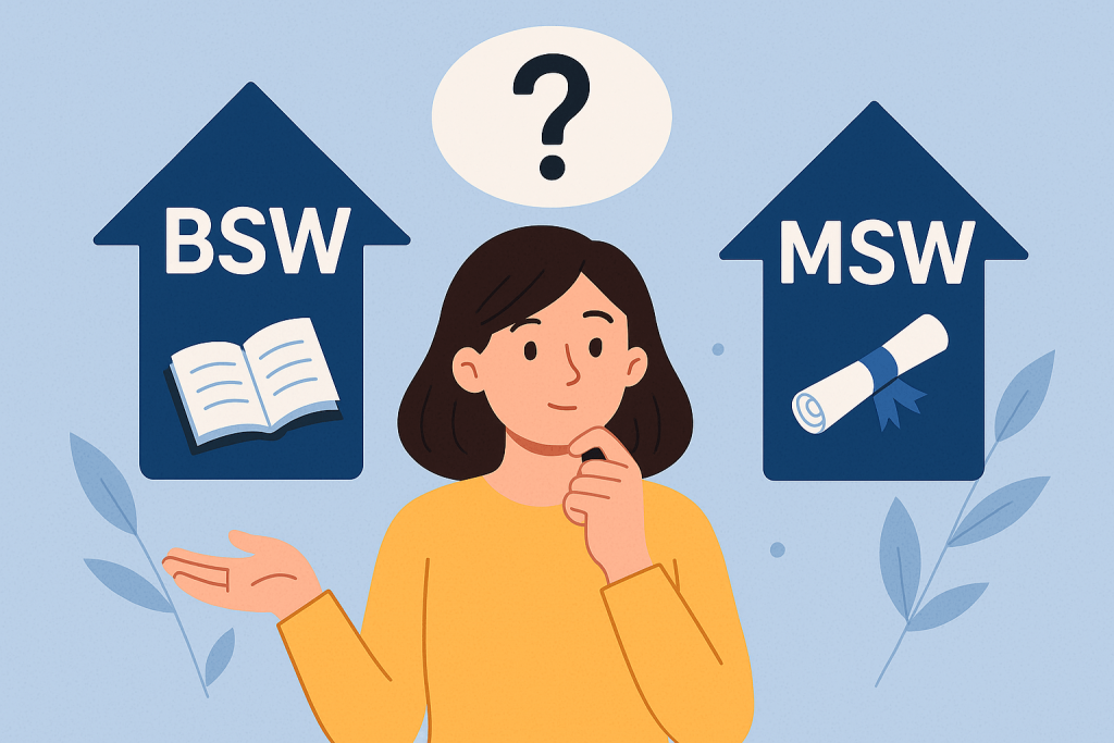 How to Choose the Right Social Work Program: A BSW vs. MSW Breakdown ...